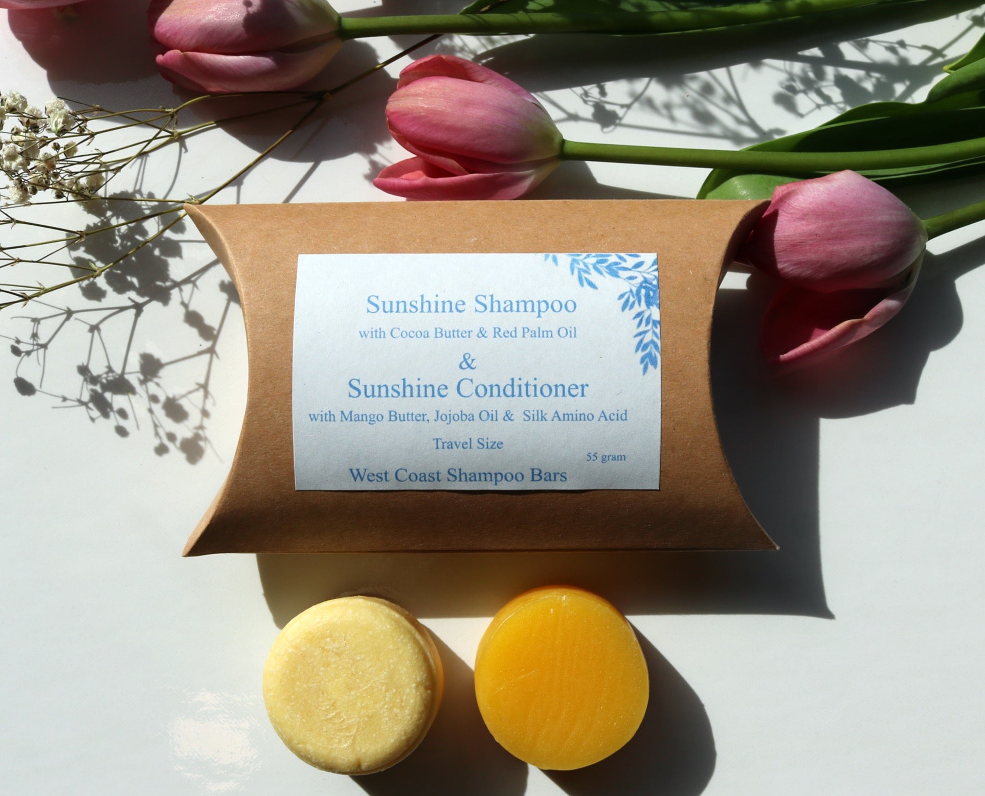 Sunshine Shampoo bars & Conditioner Travel Kit