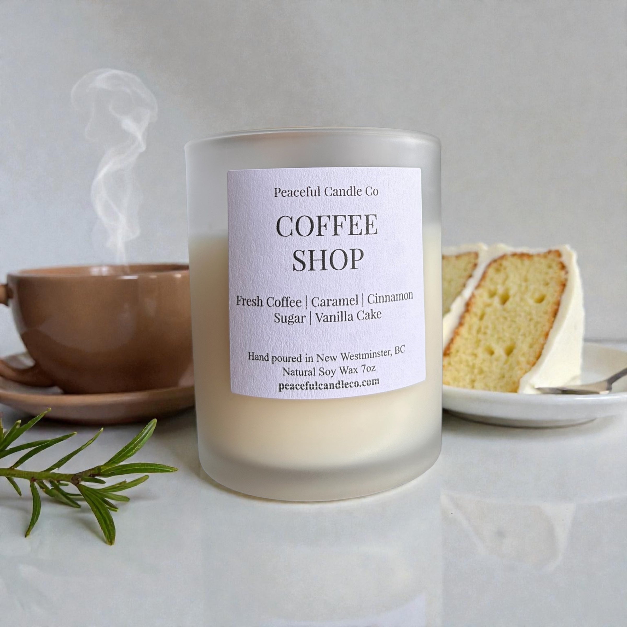 Coffee Shop Candle Aromatic Coffee Scent for Relaxation